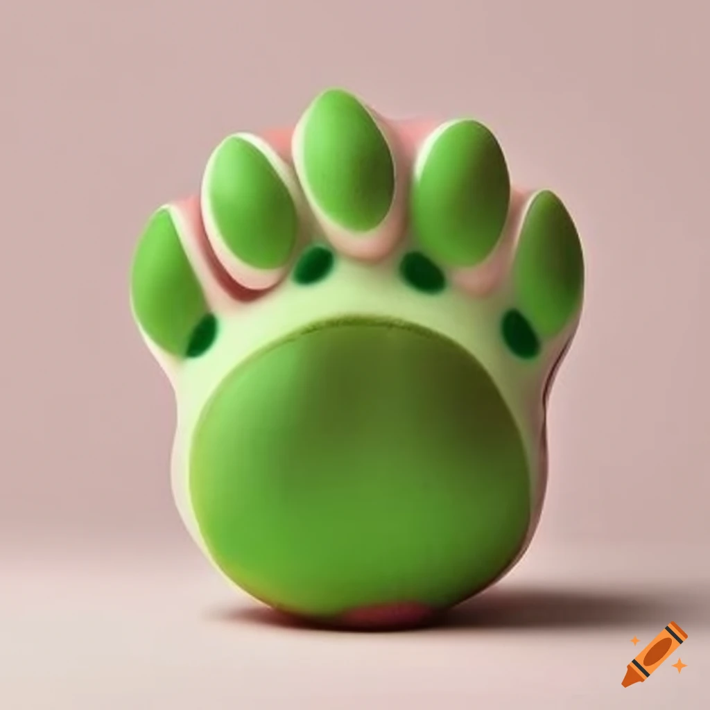 Matcha paw squishy design on Craiyon