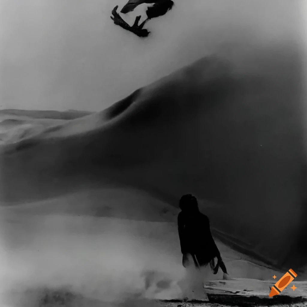 Abstract representation of life as an ever-shifting dune of pain on Craiyon