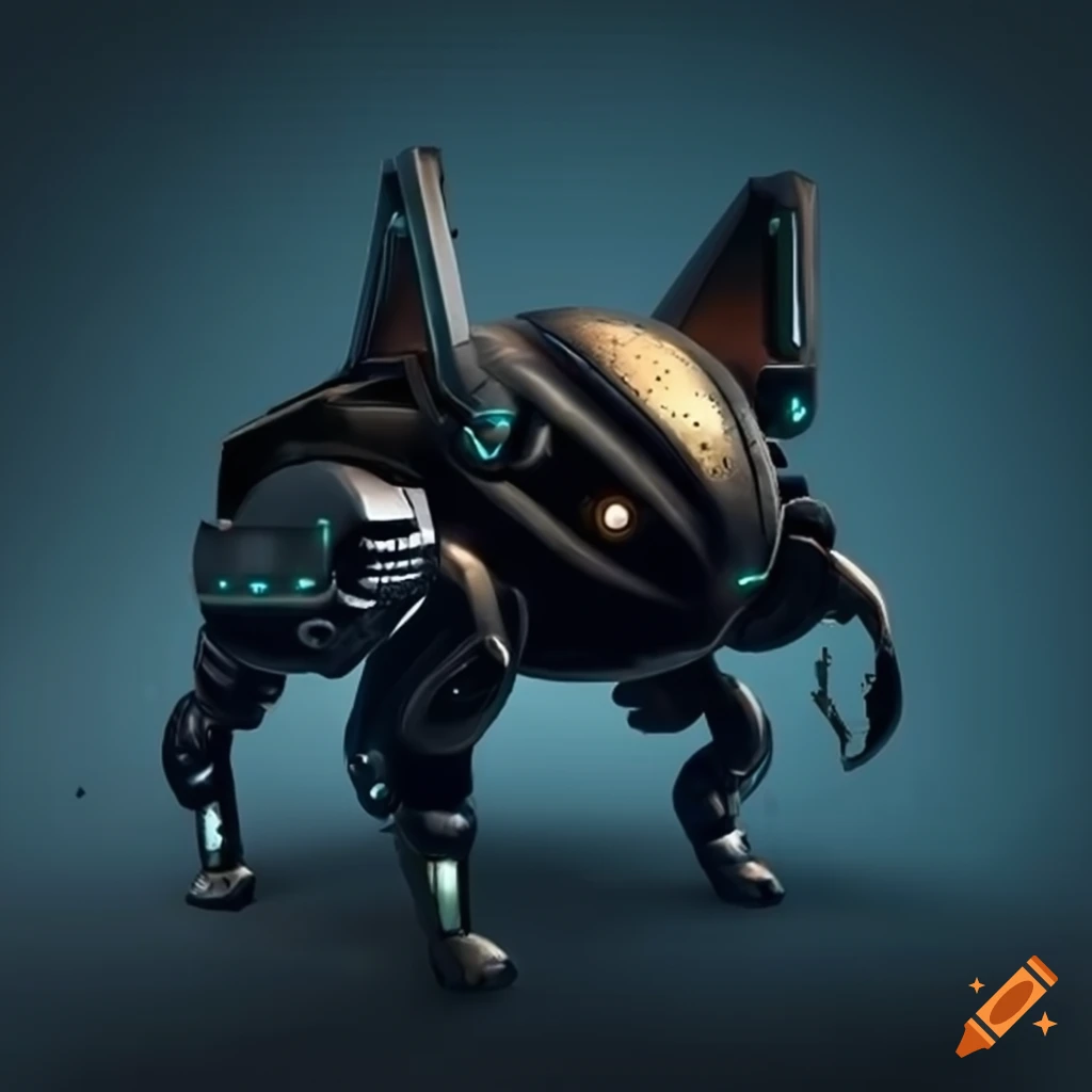 Sci-fi cat robot on Craiyon