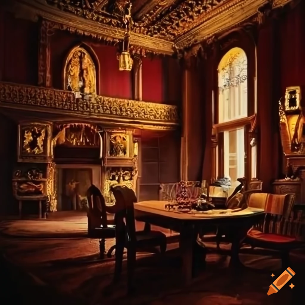 Hogwarts gryffindor common room on Craiyon