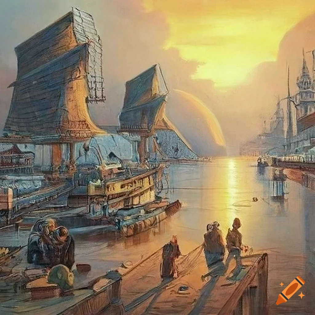 Highly detailed exceptional work poster by james gurney on Craiyon