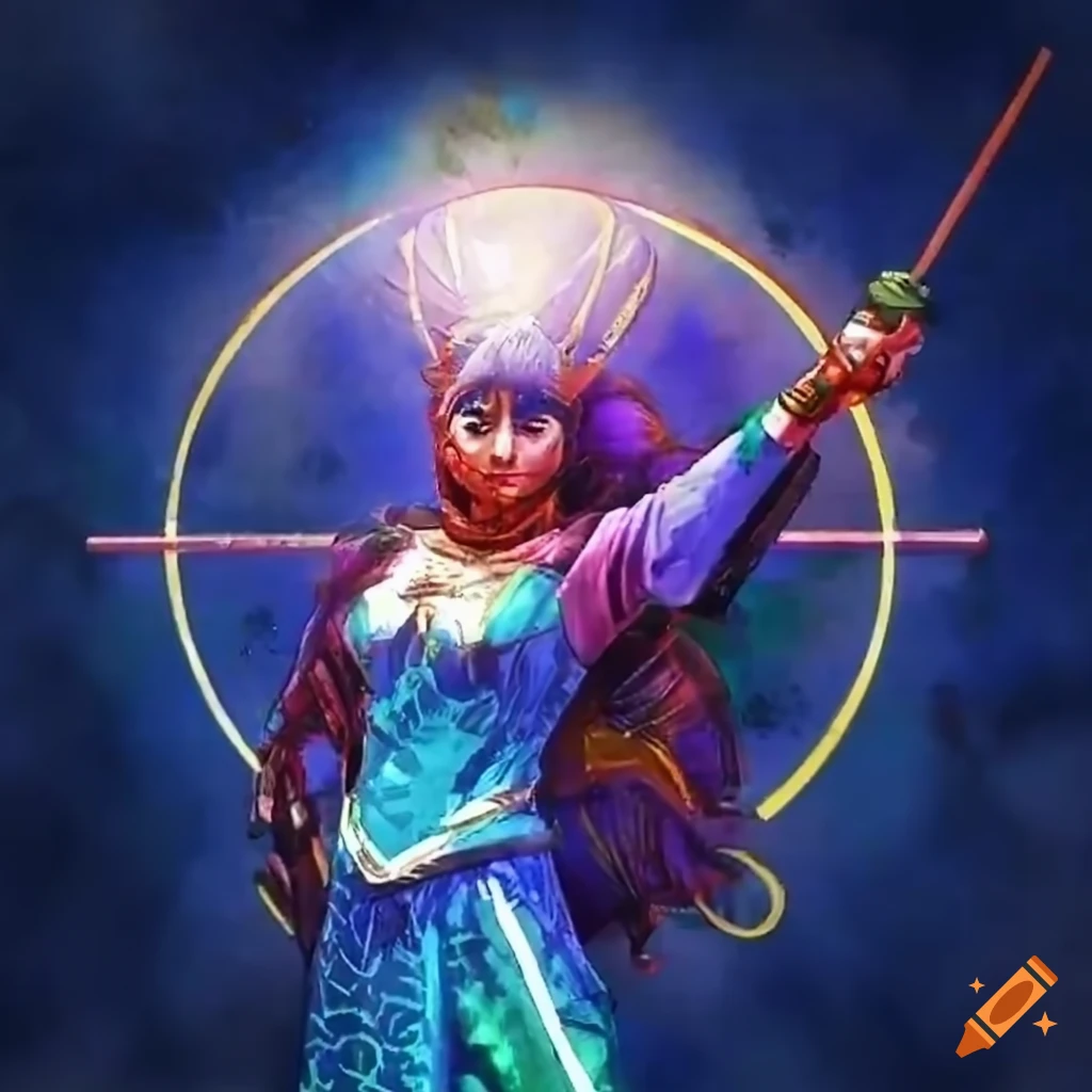 Description of a character named treona, the saber gypsy, within a ...