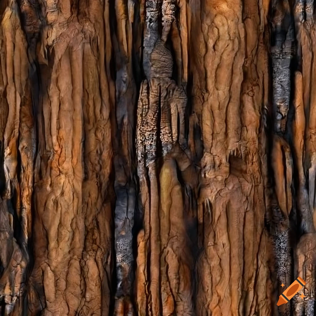 Speleothem cave texture in a seamless 2d pattern on Craiyon
