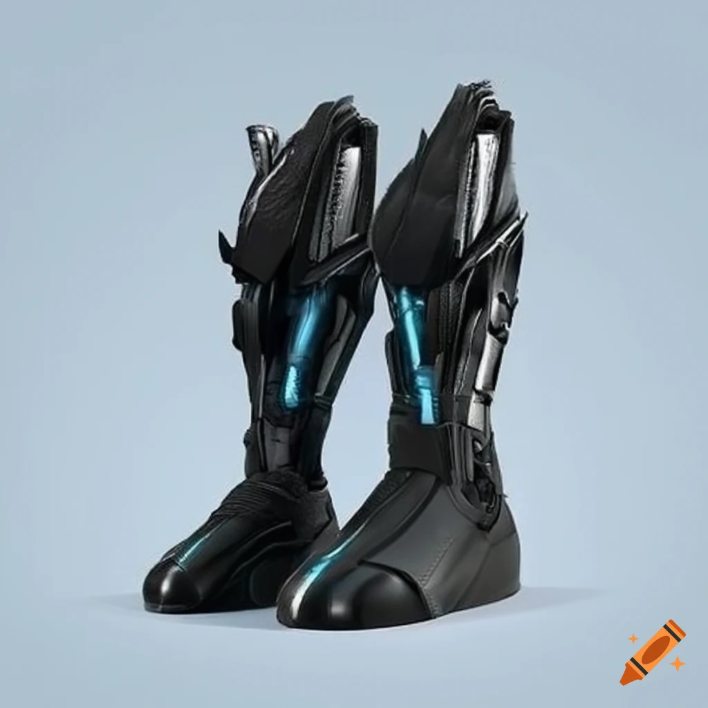 Futuristic transformer shoes on Craiyon