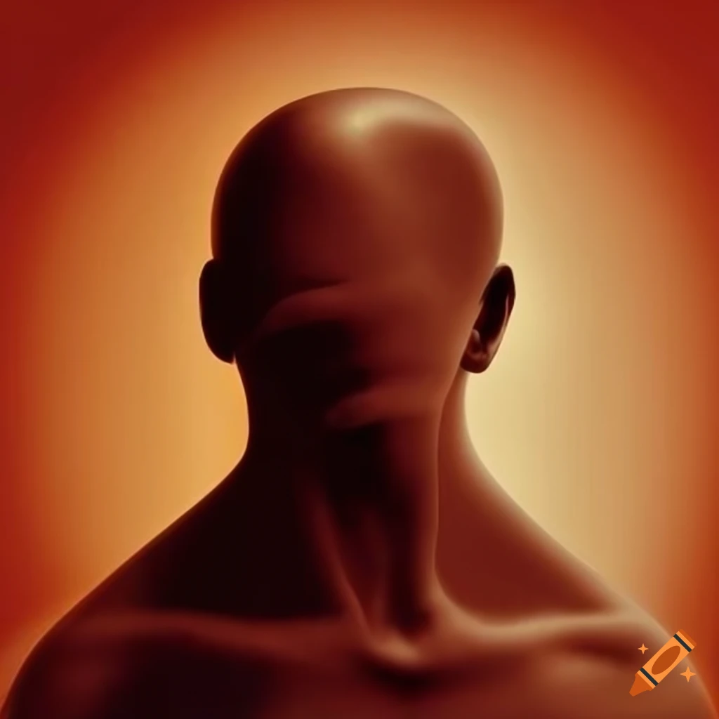 Abstract to hyper realistic continuum with a person on Craiyon