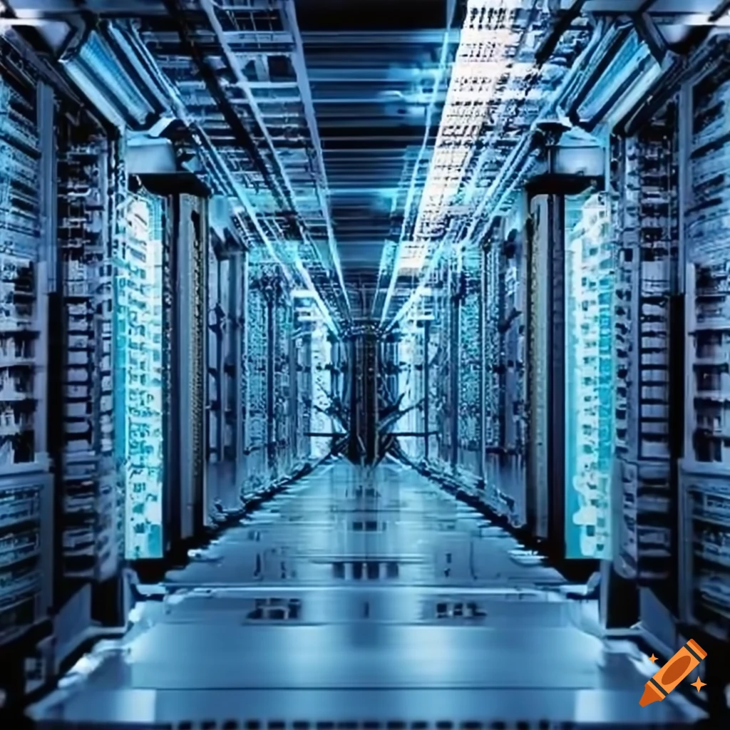 Data center on Craiyon