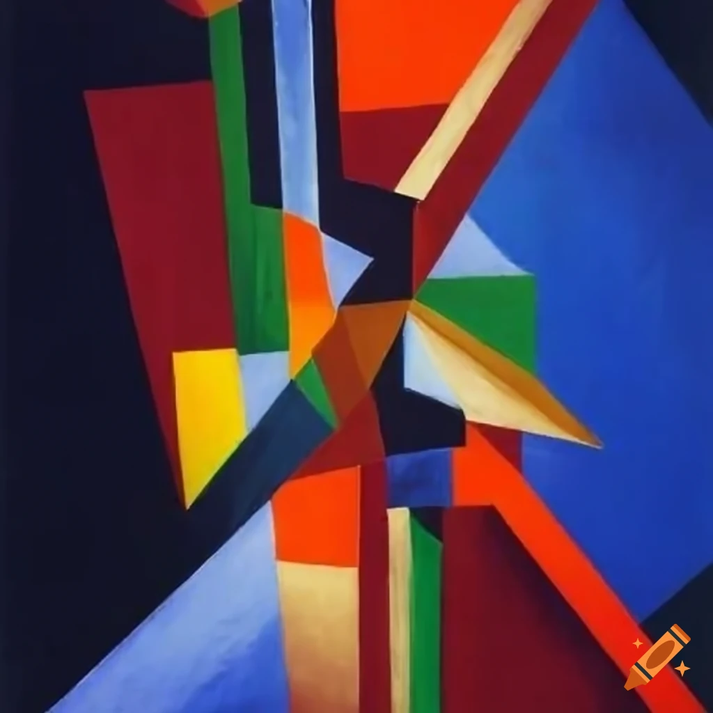 Cubism futurism kinetic drawing of an object on Craiyon