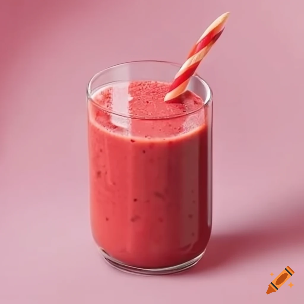 Red fruit smoothie on Craiyon