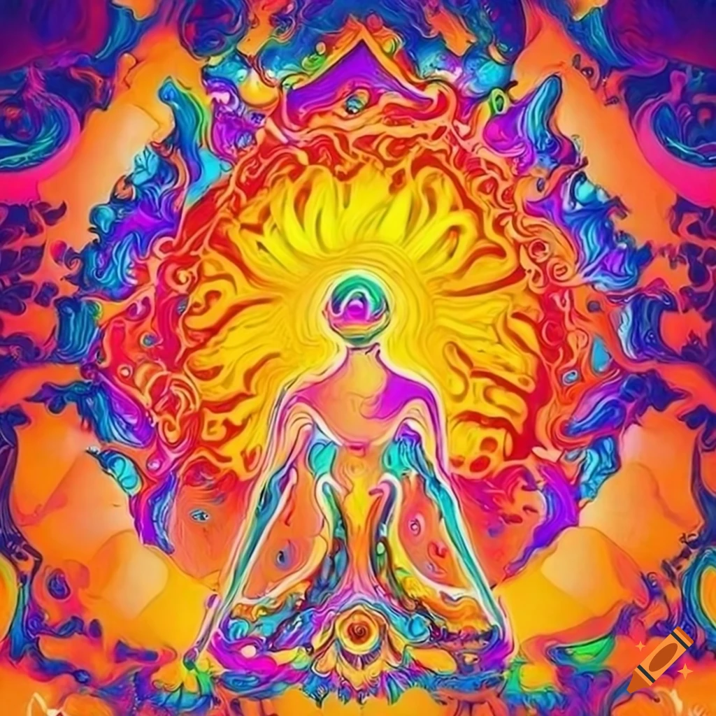 Vibrant artwork of a soul energized by the sun on Craiyon