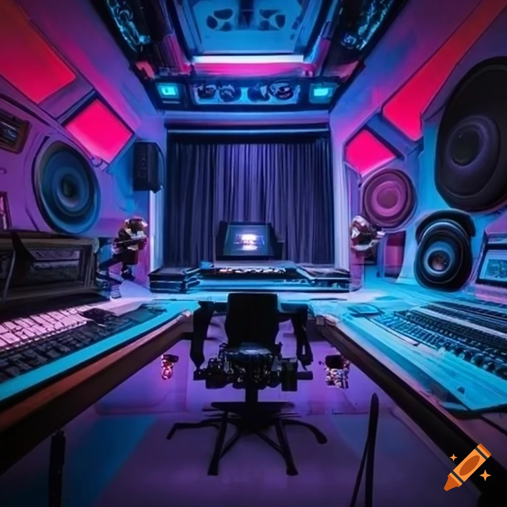 Sci Fi Music Room On Craiyon