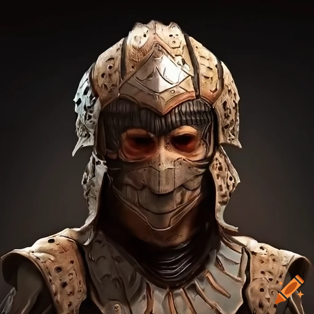 Cockroach armor, chunky armor, tribal armor, thief 4k on Craiyon