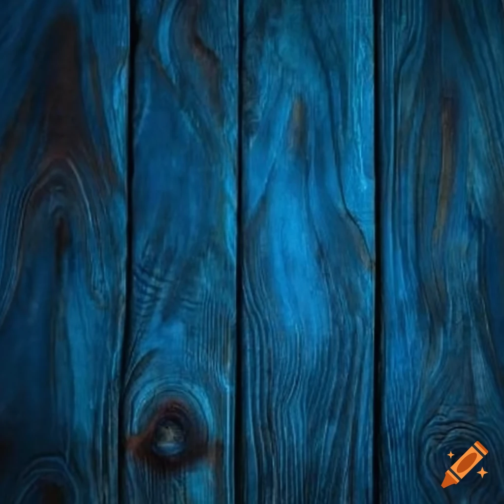 Abstract blue wooden pattern with burled spalted maple knots on Craiyon