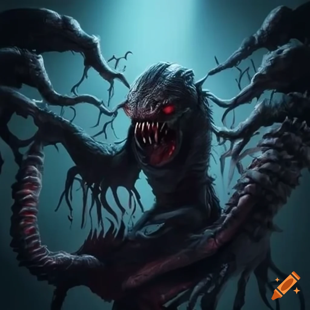 Nightmare monster on Craiyon