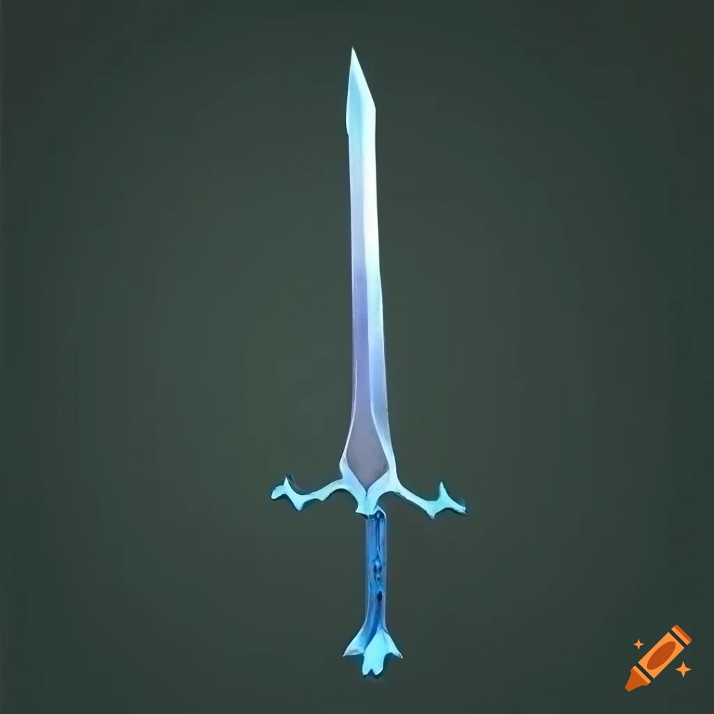 Fantasy long sword on Craiyon