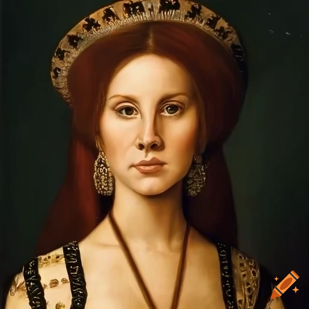 Northern renaissance portrait of lana del rey by hans holbein on Craiyon
