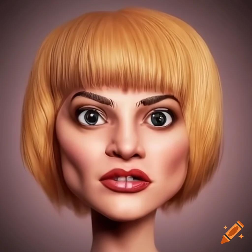 Photo realistic female faces on hanna barbera animated bodies on Craiyon