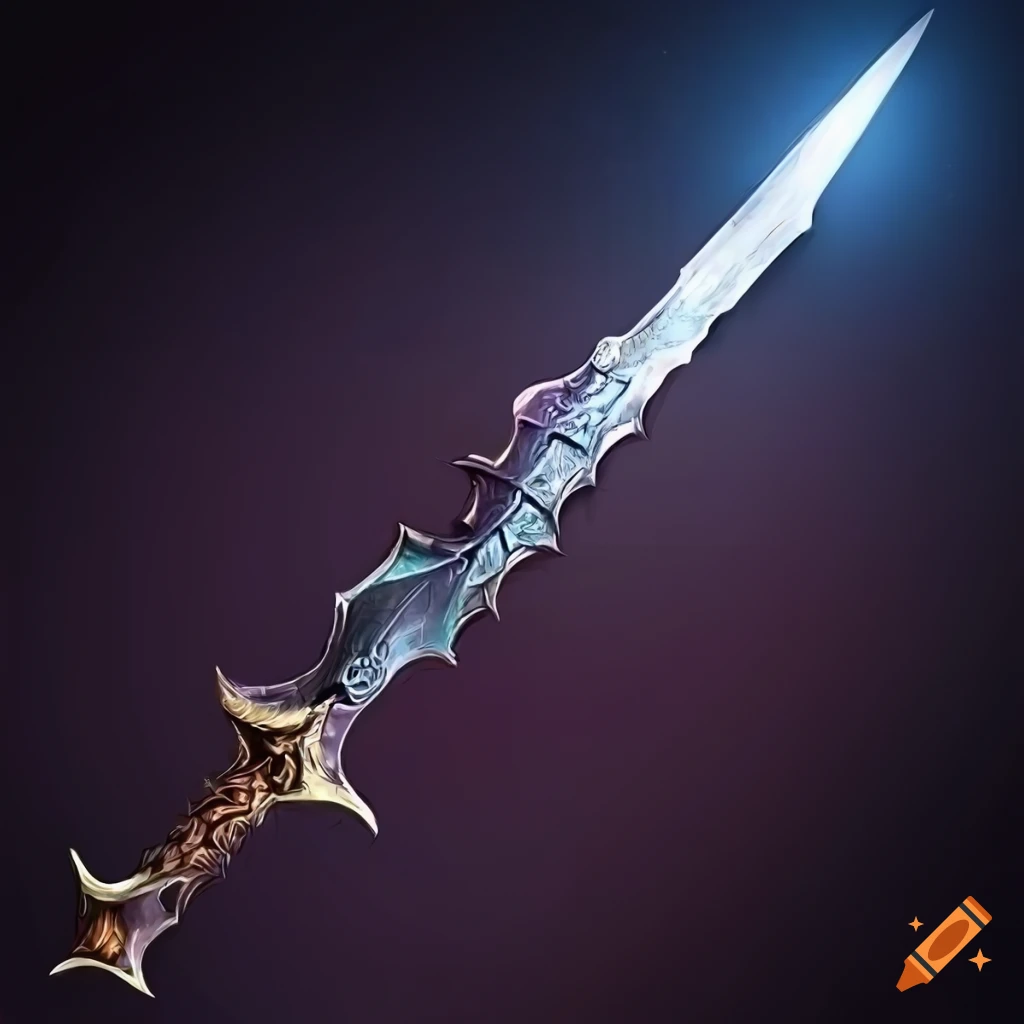 Fantasy sword on Craiyon