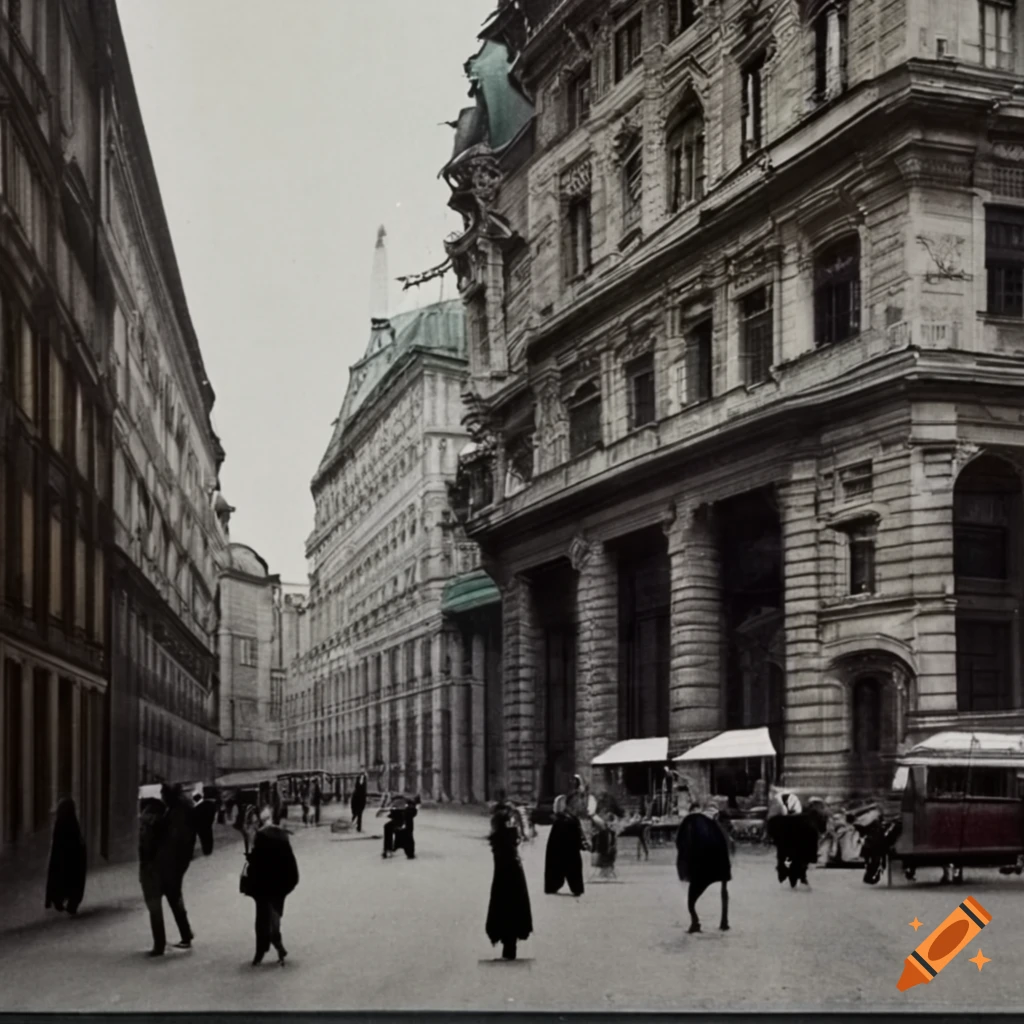 Historical photos capturing the essence of Vienna on Craiyon