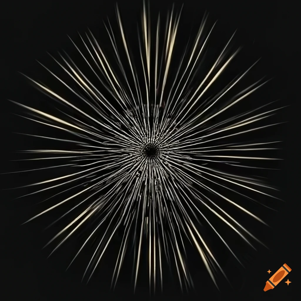 Black line burst on Craiyon