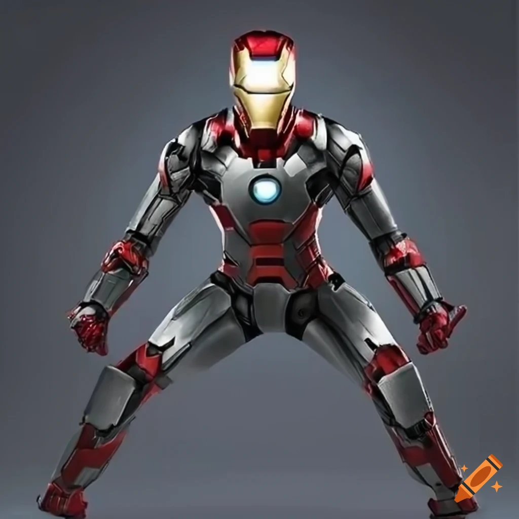 Stealth suit of Iron Man on Craiyon