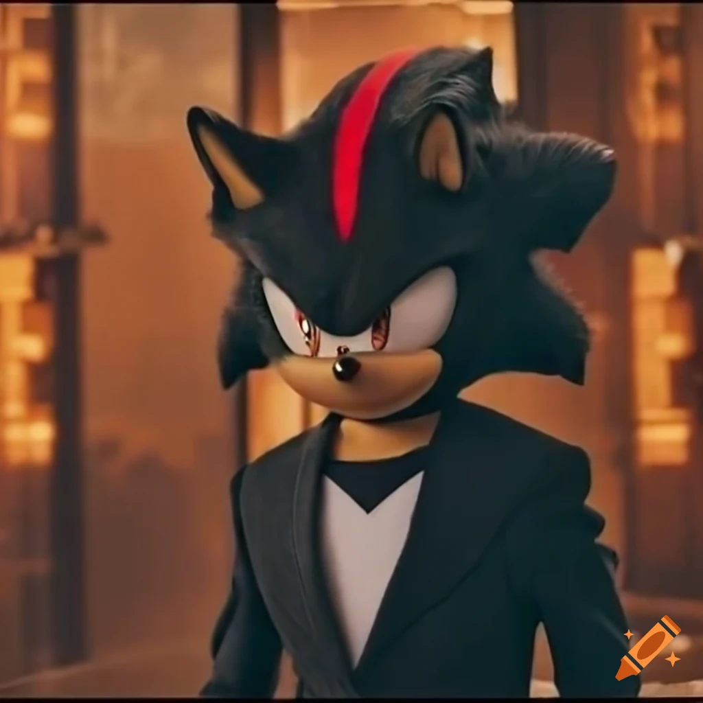 Shadow the hedgehog live action movie still on Craiyon