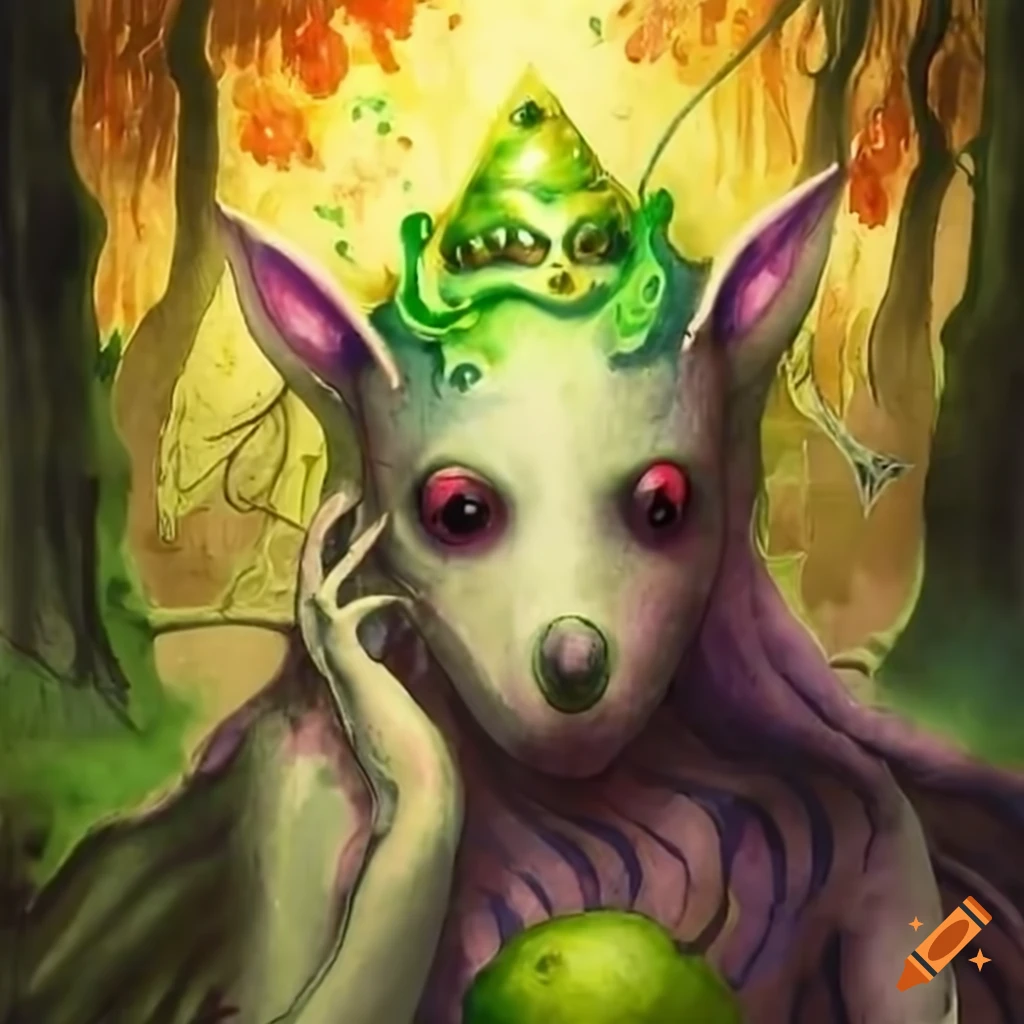 Magical forest with mythical creatures and mutant omega mart lemon ...