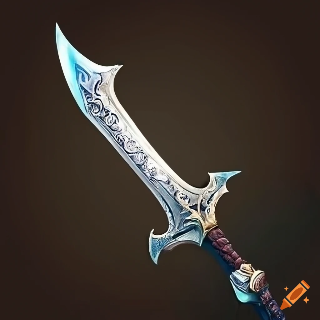 Fantasy sword on Craiyon