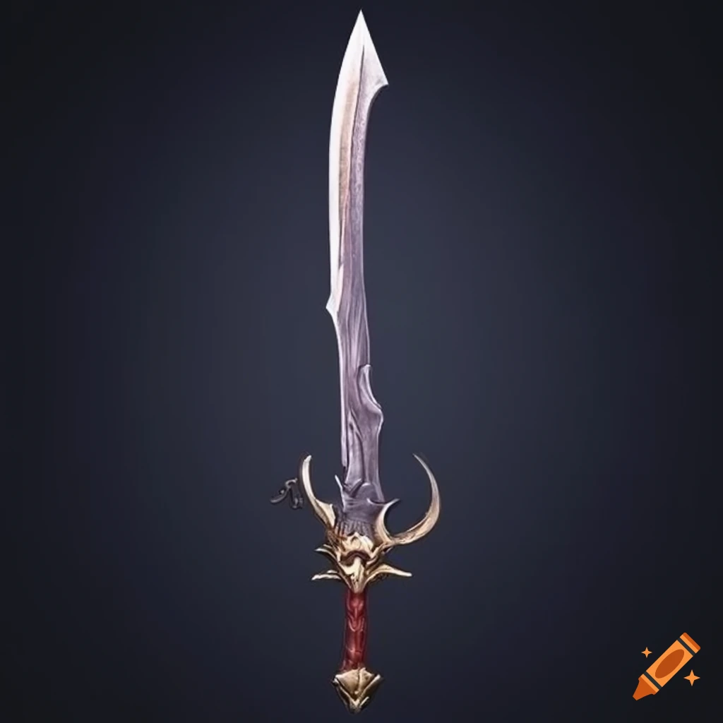 Fantasy sword on Craiyon