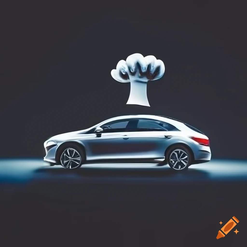 Sleek and modern logo of a chef serving a car for Carchef car rental ...