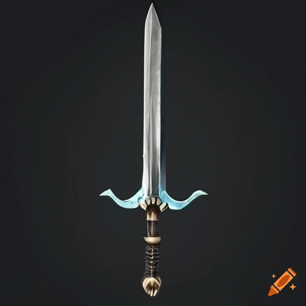 Straight fantasy sword on Craiyon