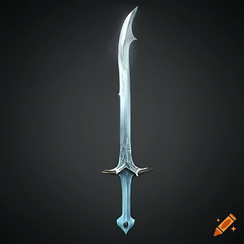 Straight fantasy sword on Craiyon