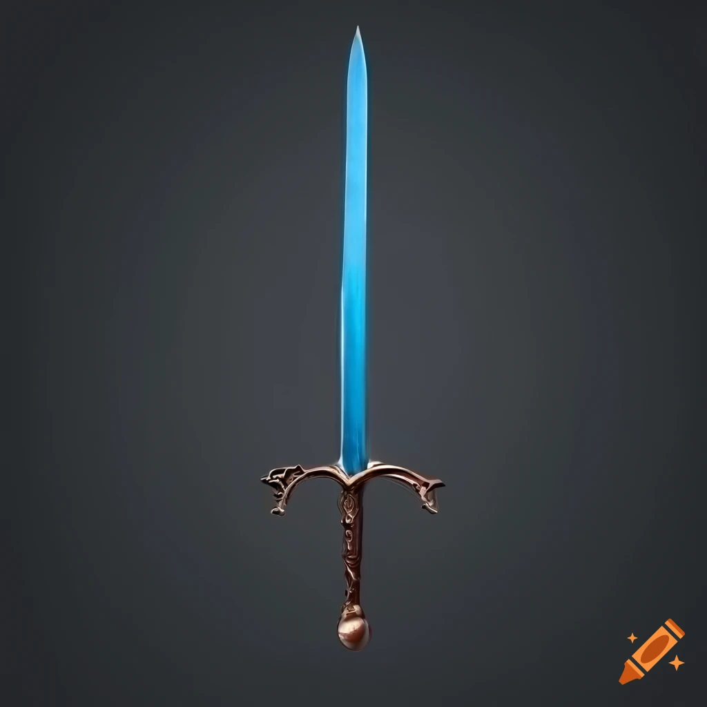 Fantasy long sword on Craiyon