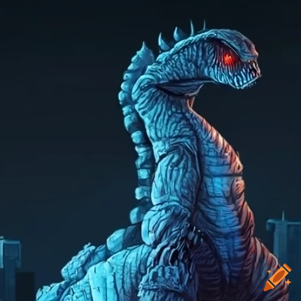 Fourth dimensional godzilla on Craiyon