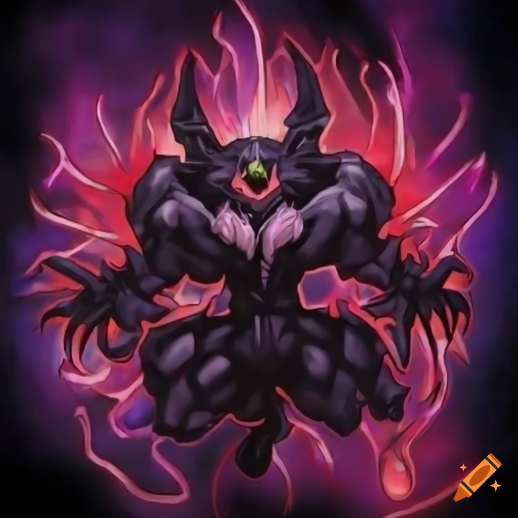 Demonic rune in yu-gi-oh! artwork style on Craiyon