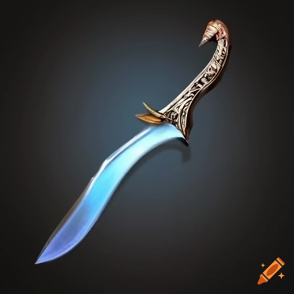 Mythic falcata on Craiyon