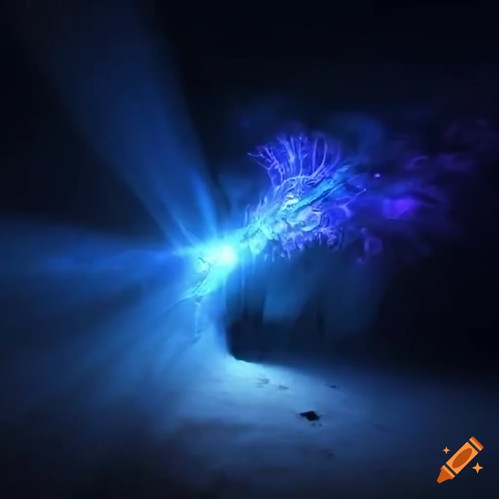 Blizzard light beams in high definition with stunning lighting and ...