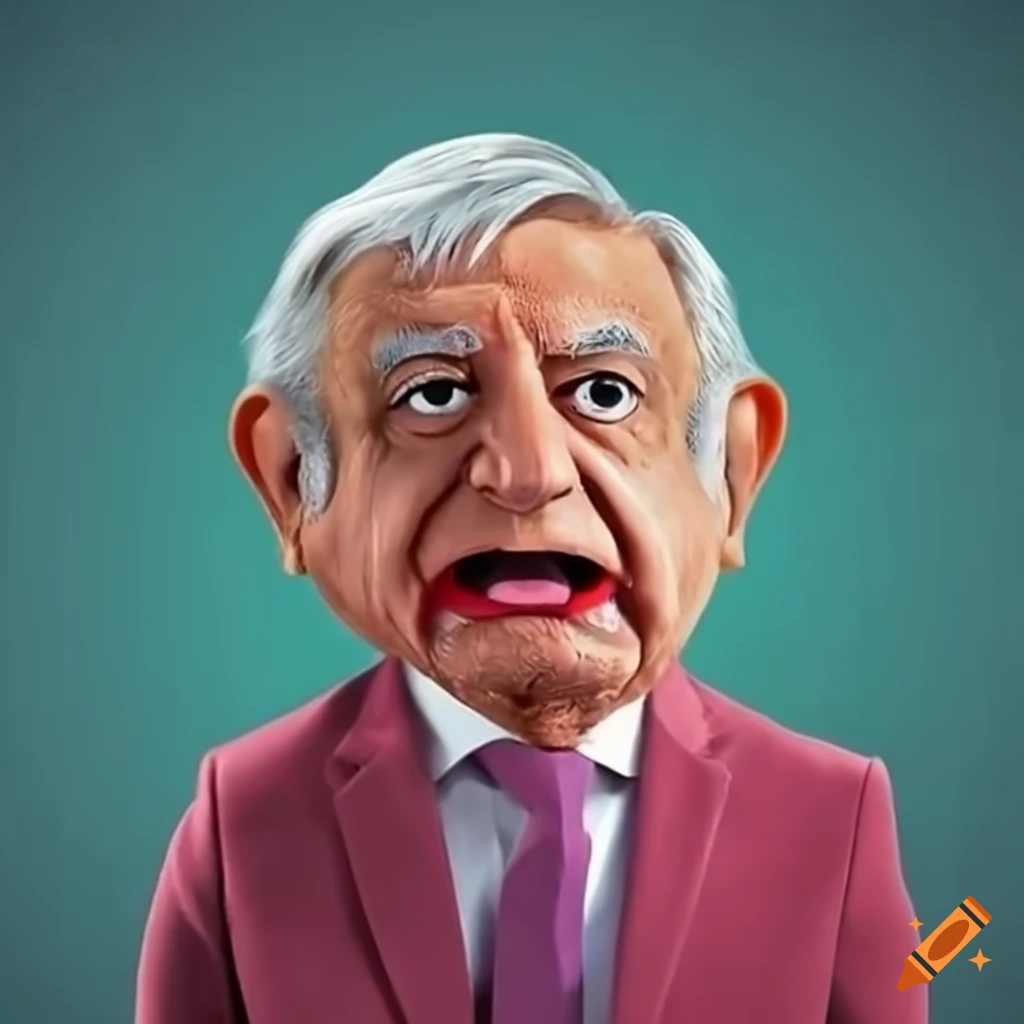 Crying puppet muppet style of amlo on Craiyon
