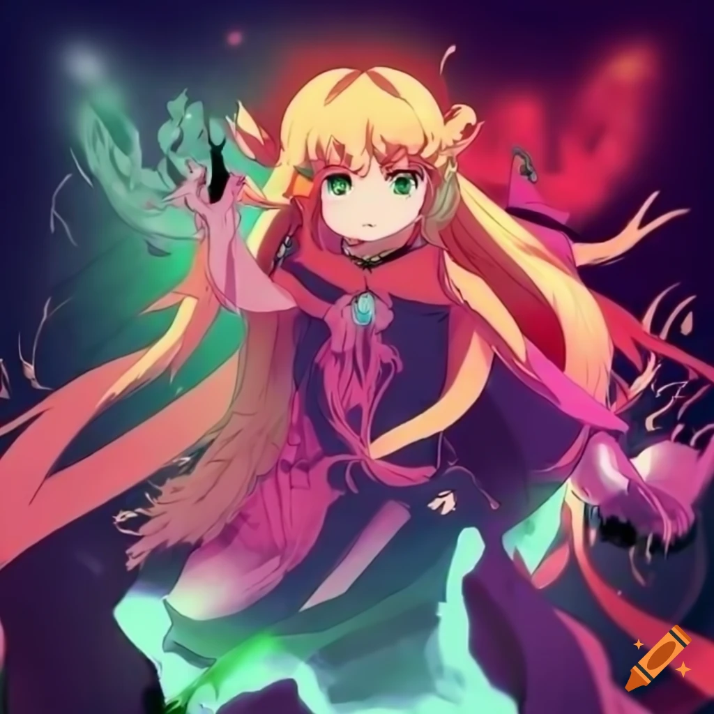 Kyubi fused with ceres fauna in anime style on Craiyon