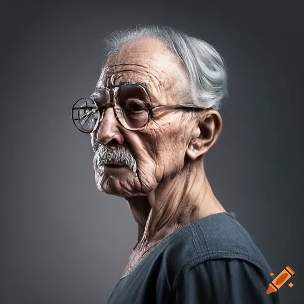 Retired man on Craiyon