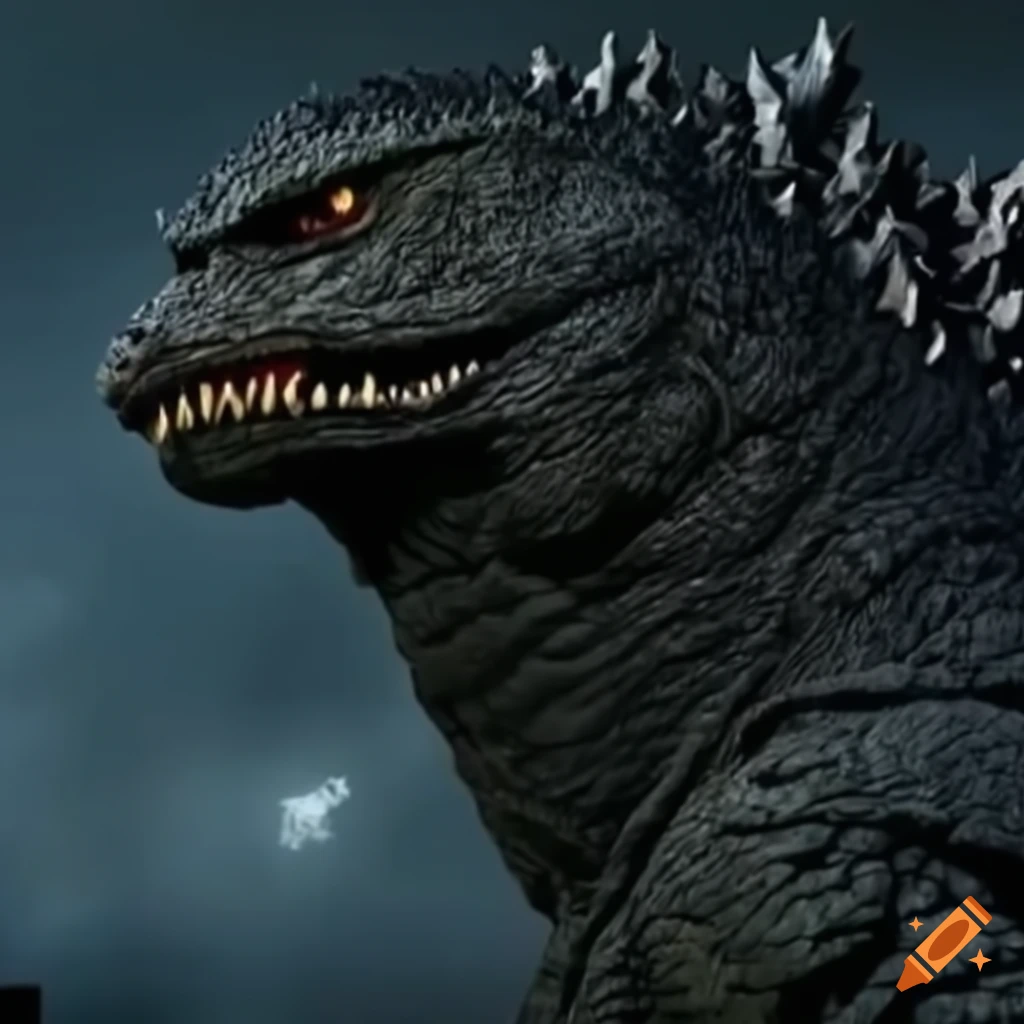 Four-dimensional representation of a giant monster on Craiyon