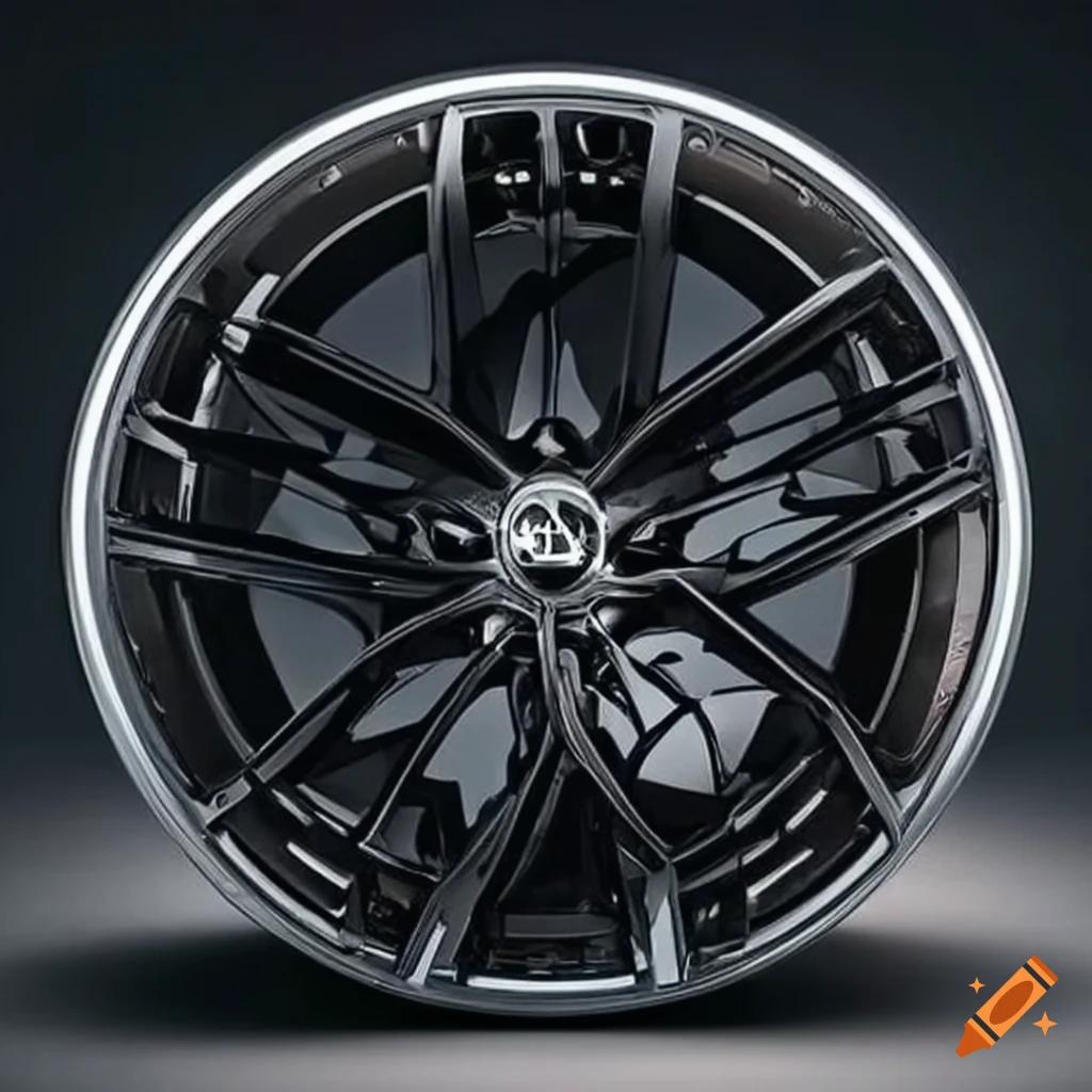 Skoda octavia 2023 with stylish aftermarket rims on Craiyon