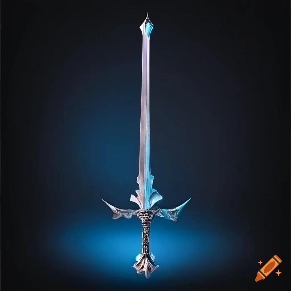 Fantasy long sword on Craiyon