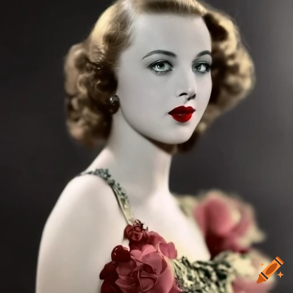 Polish-american vintage hollywood glamour model and actress in elegant ...