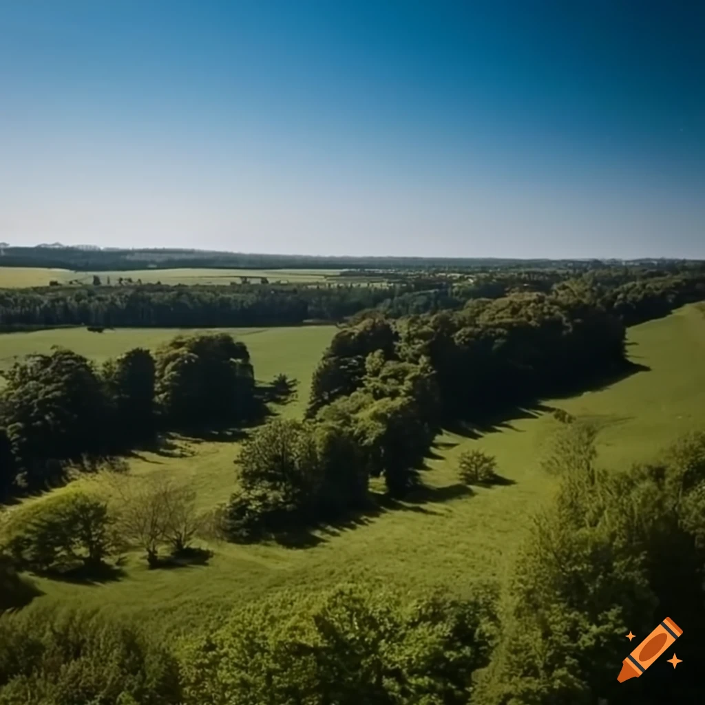 Scenic view of picardy, france on Craiyon
