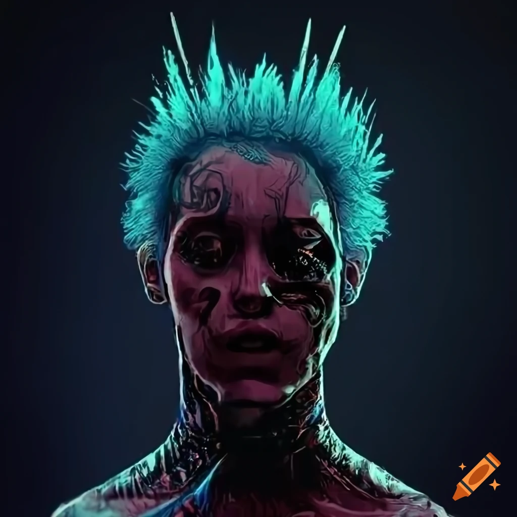 Crypto punk artwork on Craiyon