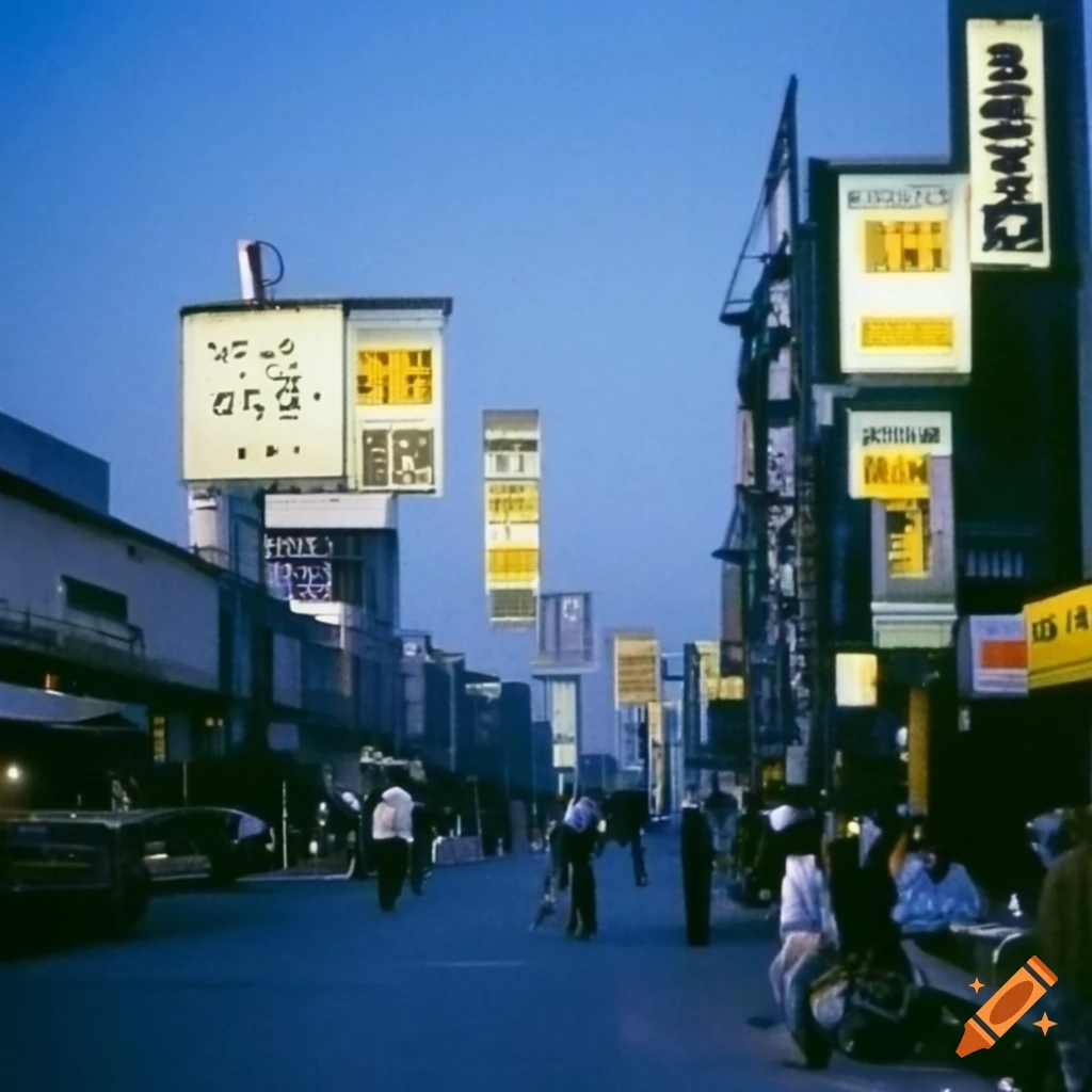 City of South Korea in the 1970s on Craiyon