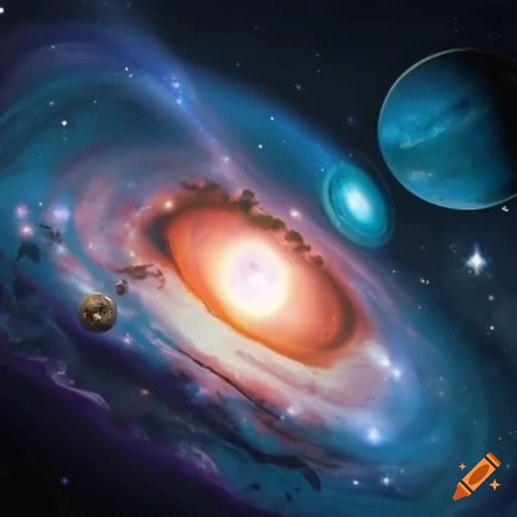 Image representing the universe on Craiyon