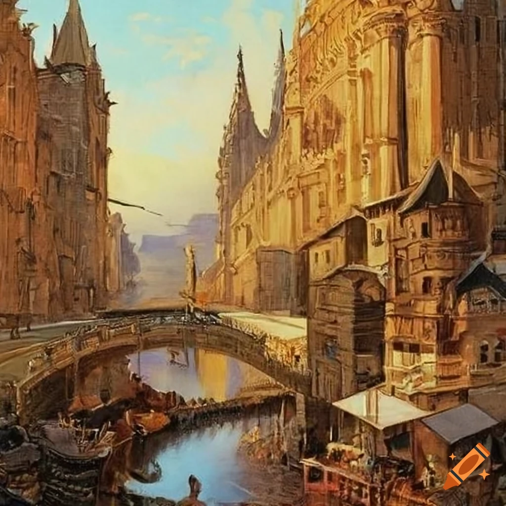 Highly detailed exceptional work poster by james gurney on Craiyon