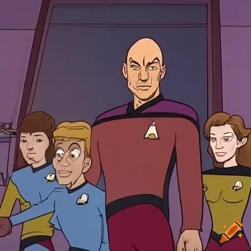 Captain picard and the planeteers from cbs saturday morning cartoon on ...