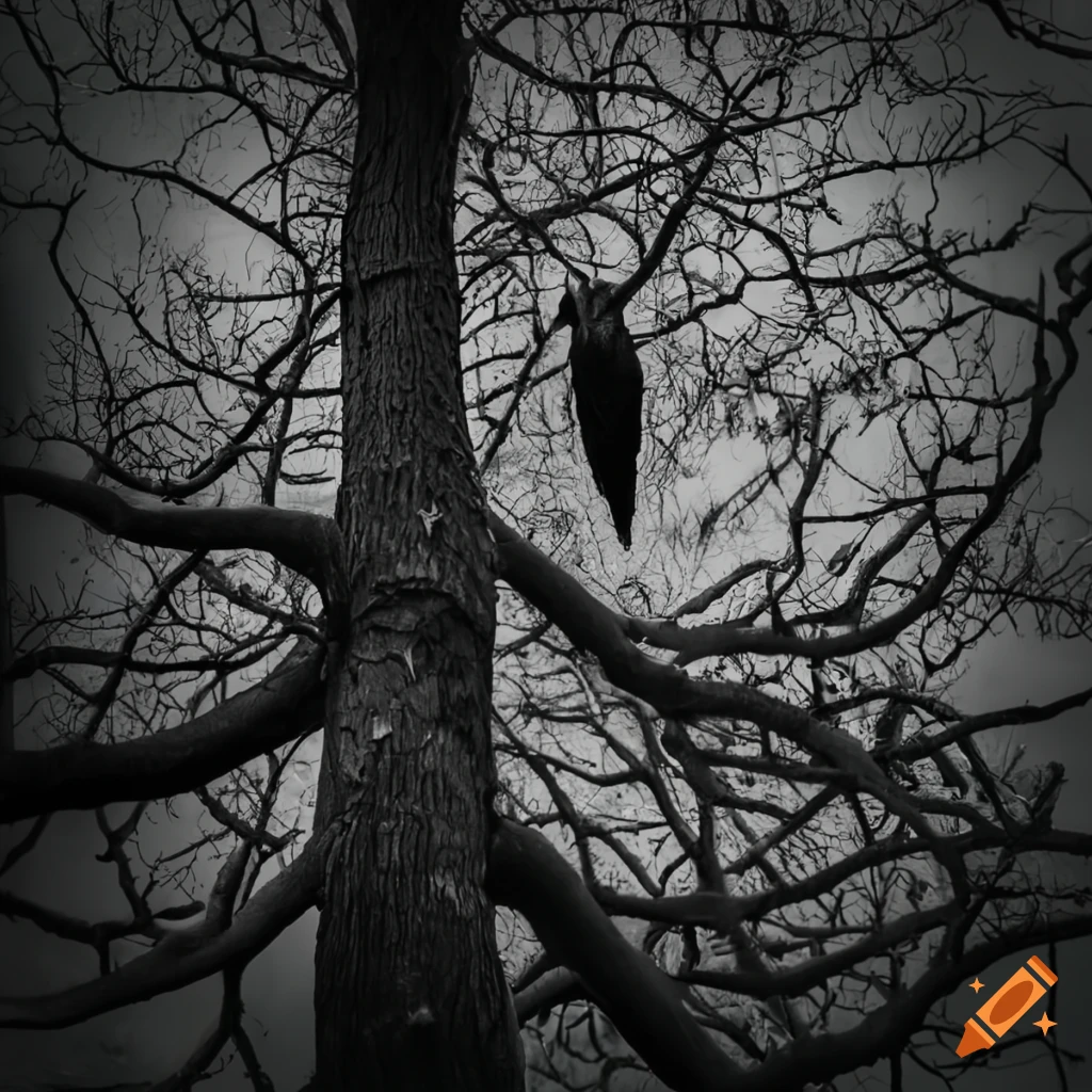 Tree transforming into a bird on Craiyon